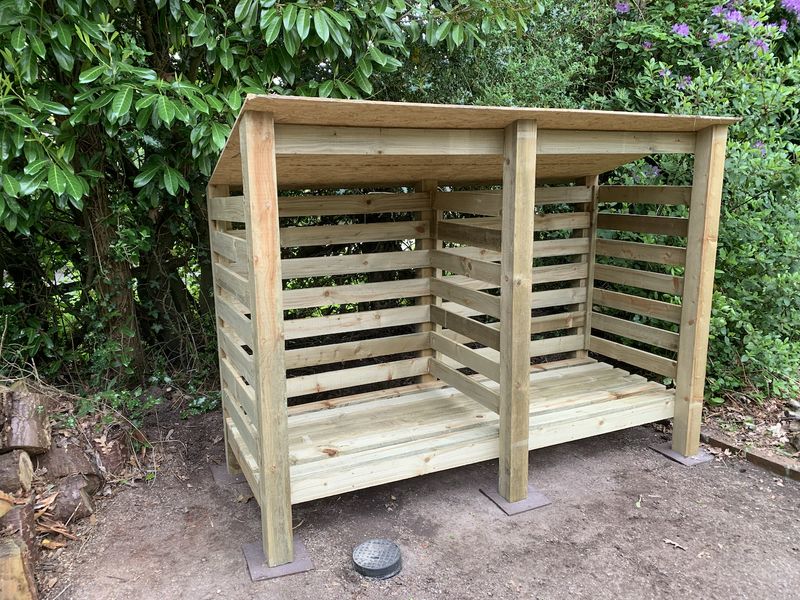 I build a new log store with plan and materials list