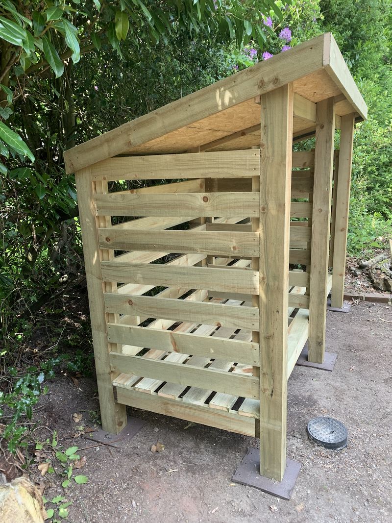 How I Built a Log Store (Plans, Materials List & Costs)