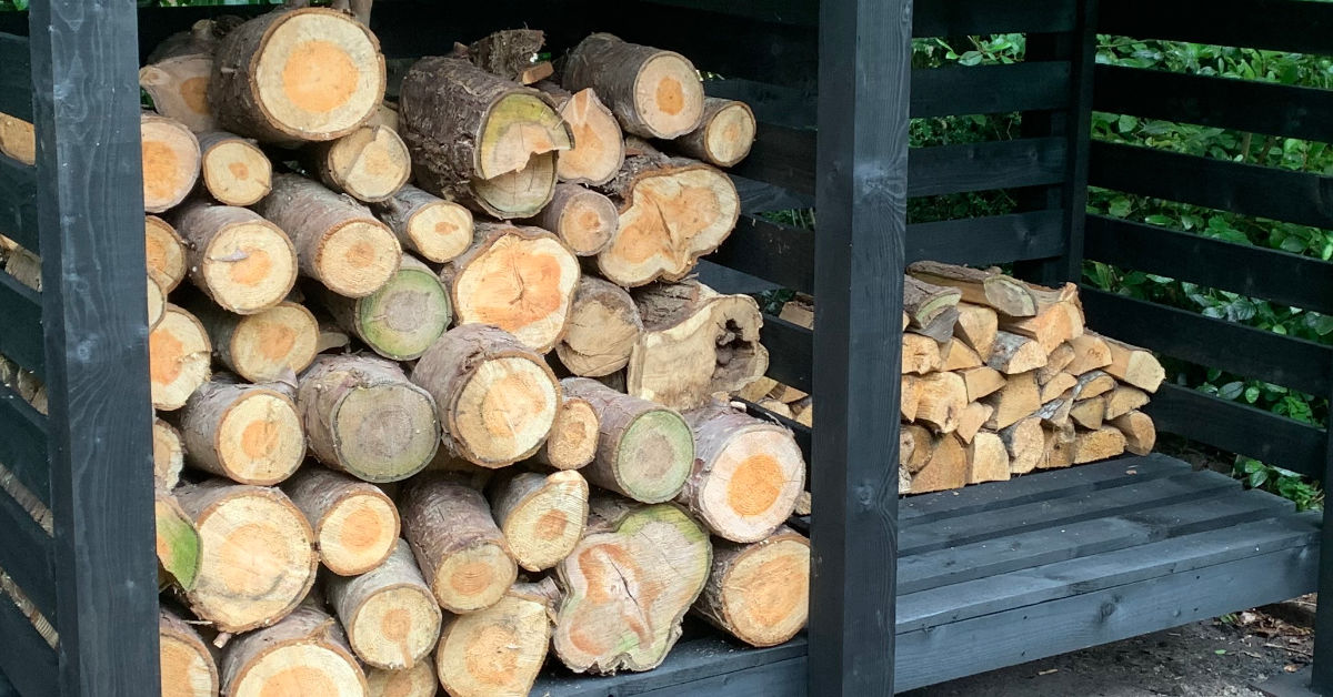 I build a new log store with plan and materials list