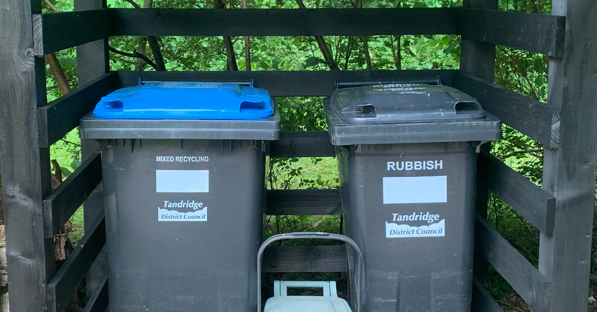 Then I built a new bin store!
