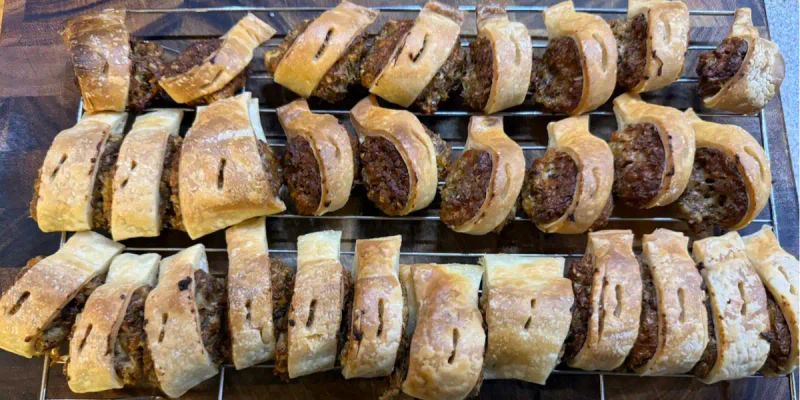 Gluten free veggie sausage roll recipe