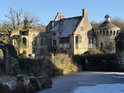 Scotney Castle visit on a cold day